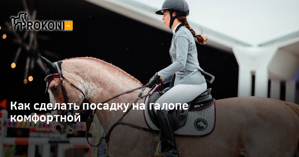 Статьи, Как сделать посадку на галопе комфортной | Prokoni.ru