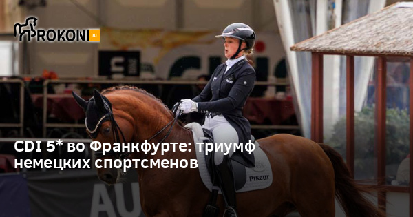CDI 5* во Франкфурте: триумф немецких спортсменов | Prokoni.ru