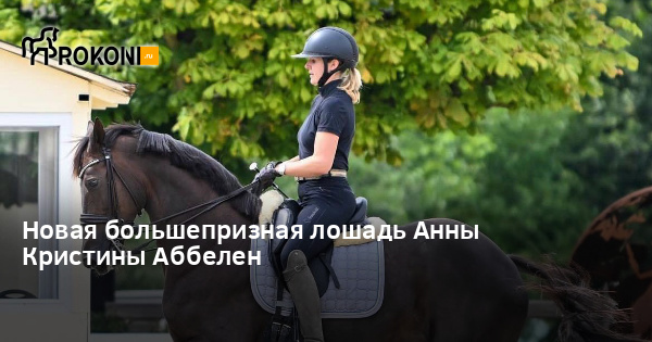 Новая большепризная лошадь Анны Кристины Аббелен | Prokoni.ru